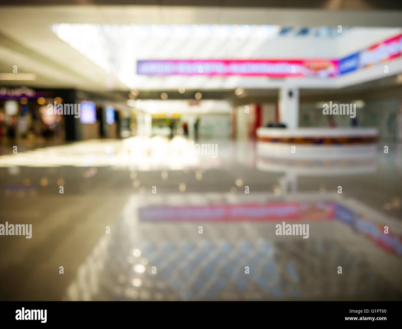 Abstract background of shopping mall, shallow depth of focus Stock ...