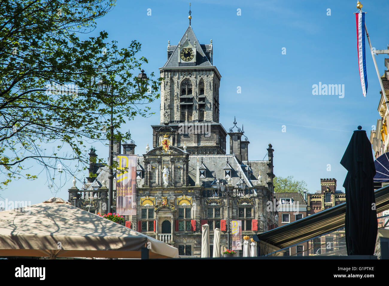 City Hall, Delft Stock Photo - Alamy