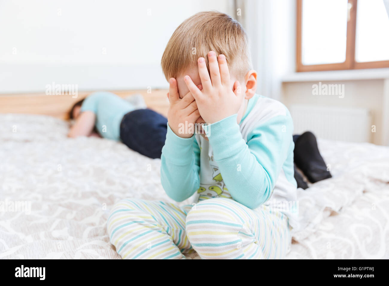 Sad boy bedroom hi-res stock photography and images - Alamy
