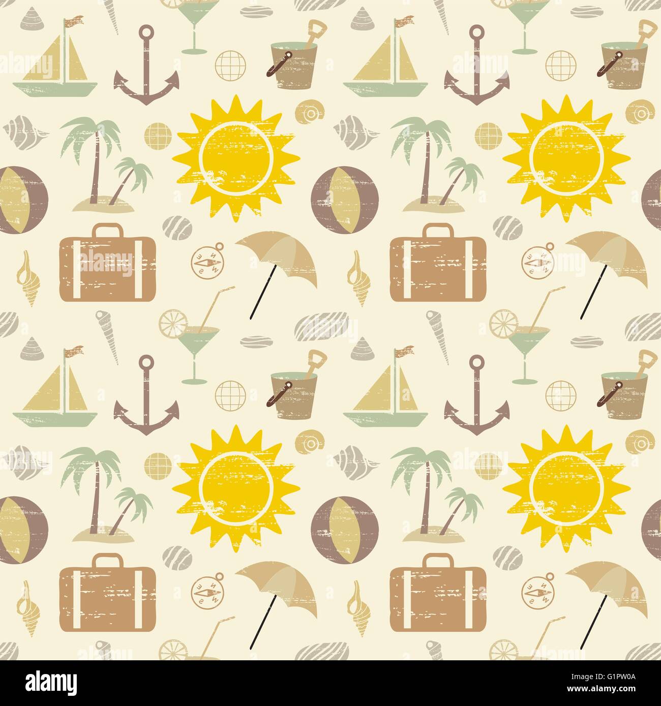 Retro summer hi-res stock photography and images - Alamy