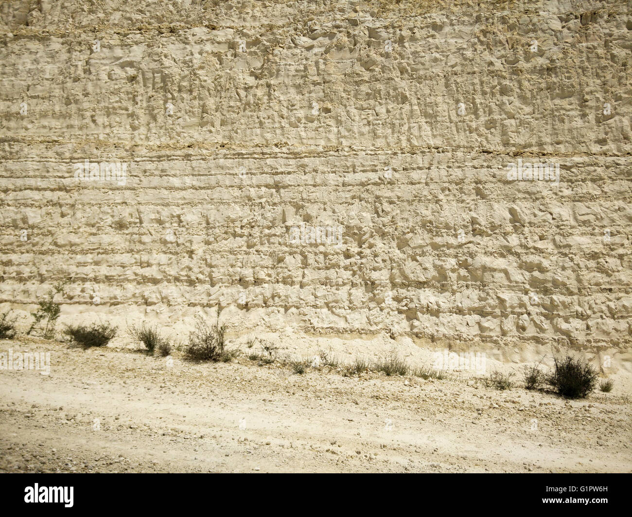 Israel, Sodom, near the southern part of the Dead Sea, Sandstone ravine ...