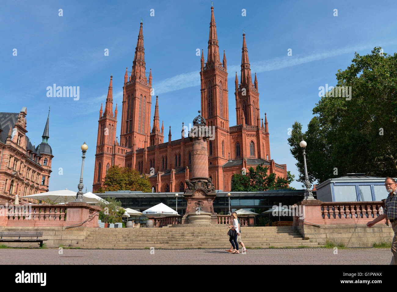 Market church wiesbaden marktkirche hi-res stock photography and images ...