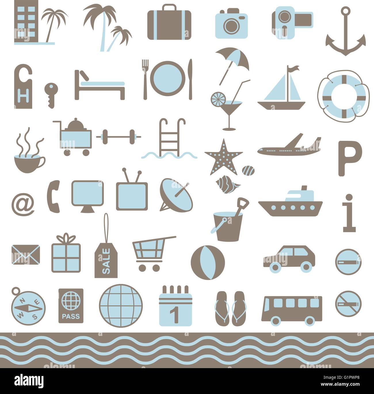 Tourism icon hi-res stock photography and images - Alamy