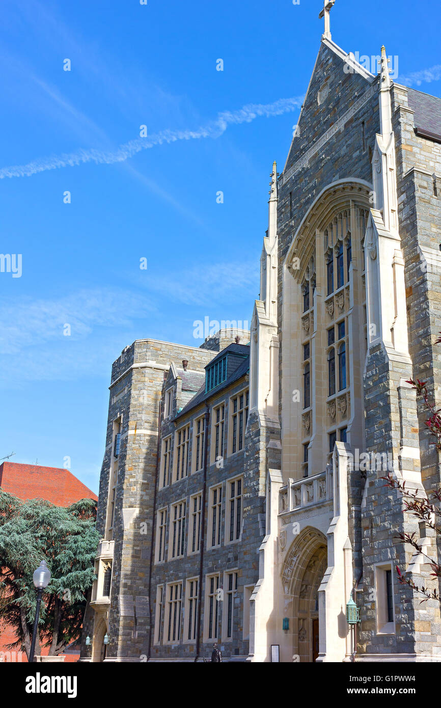 Georgetown university white gravenor building hi-res stock photography ...