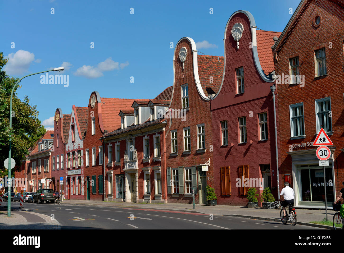 Dutch quarter, Kurfurstenstrasse, Potsdam, Brandenburg, Germany ...