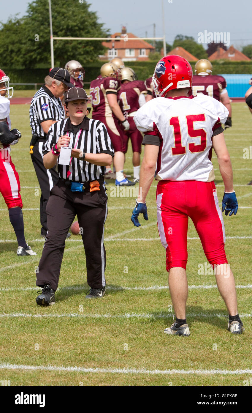 The Ipswich Cardinals in maroon at home play the Wembley Stallions in ...