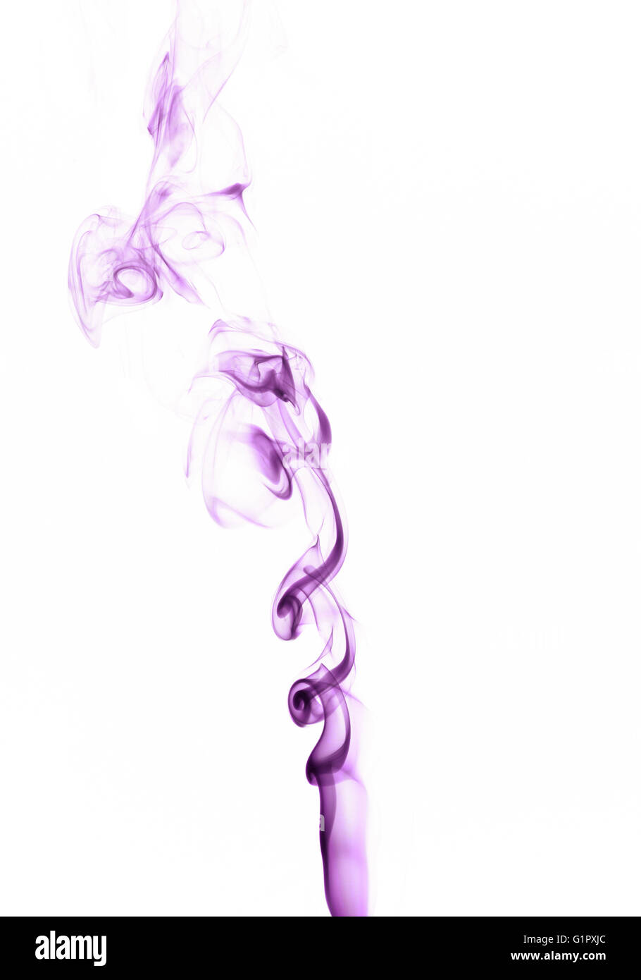 Capturing the smoke from an incense stick and changing the colour Stock ...