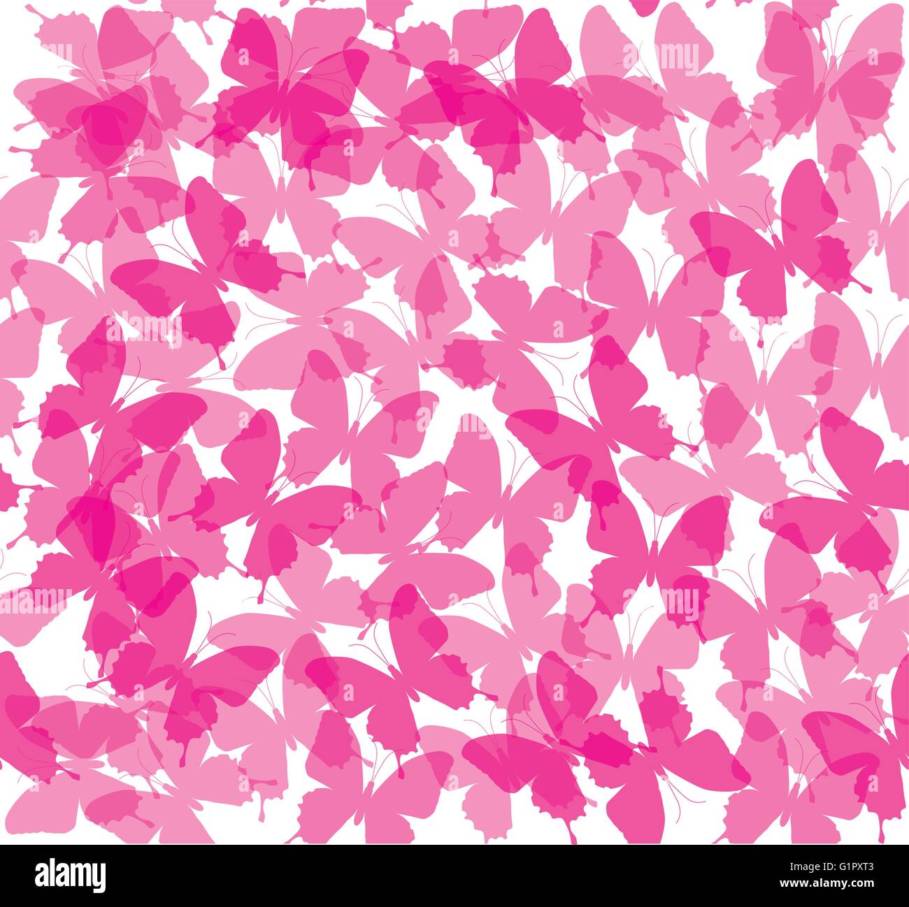 vector illustration of seamless butterfly background Stock Vector Image ...