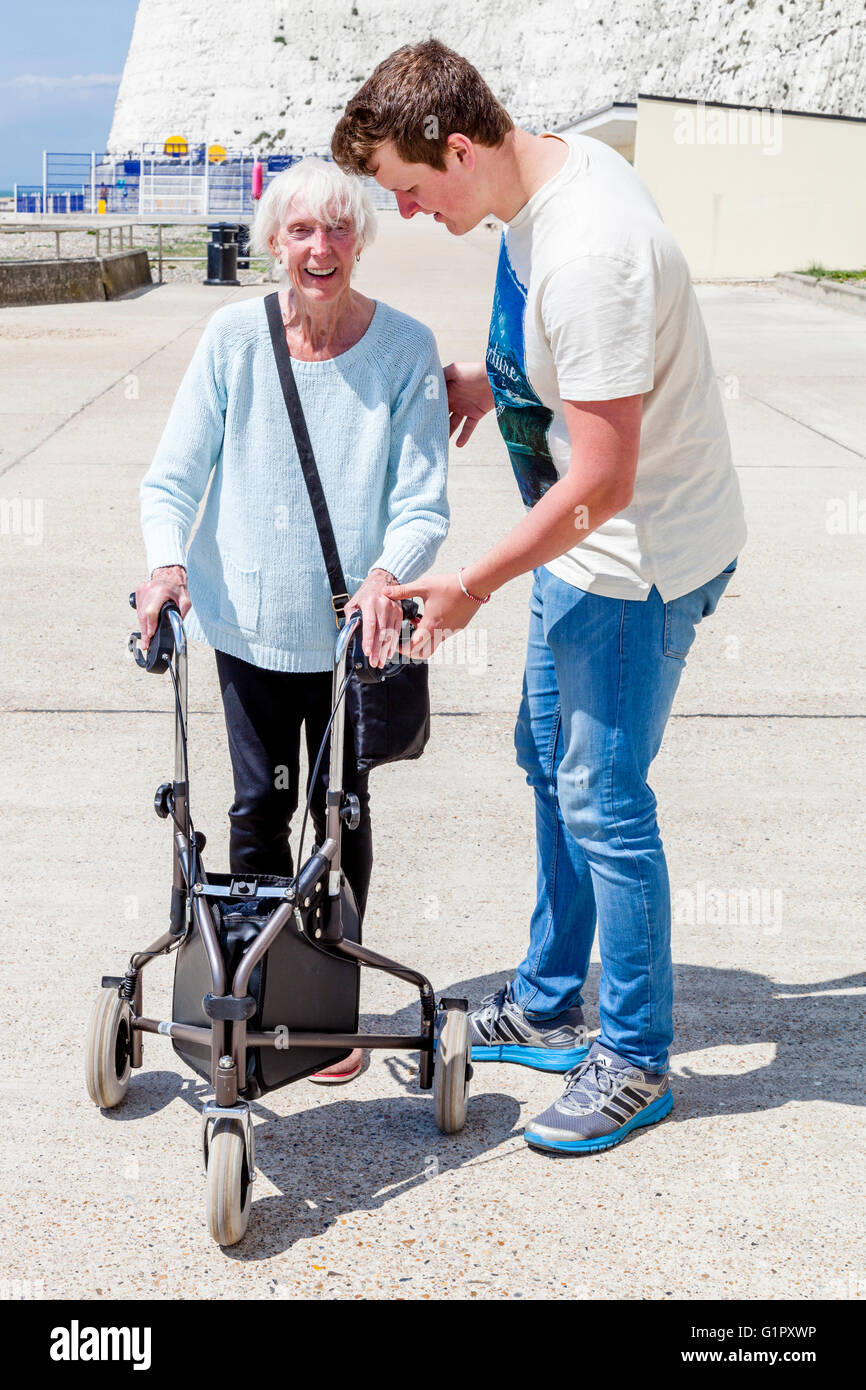 Walking aid hi-res stock photography and images - Alamy