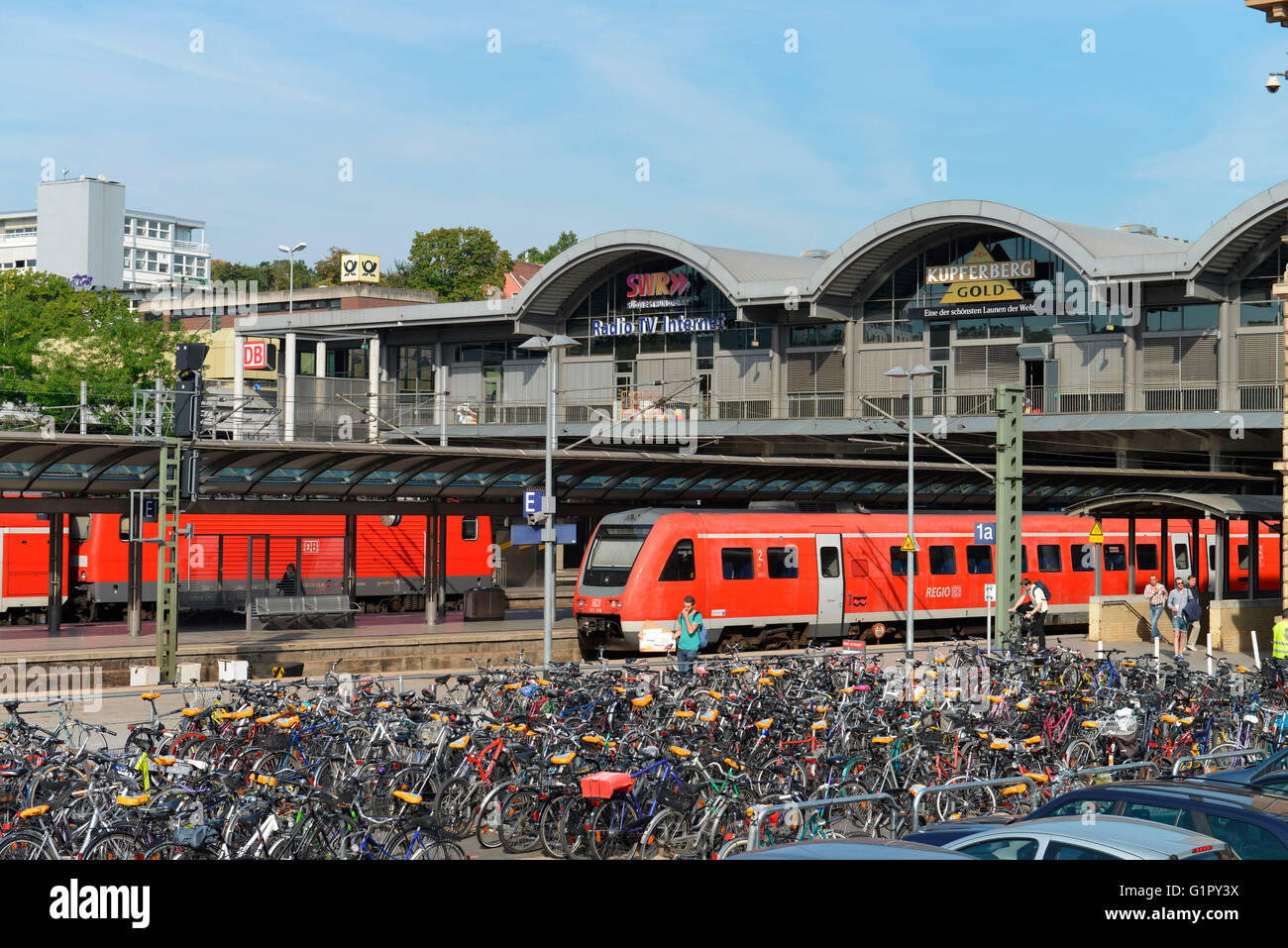 Central station, Rhineland-Palatinate, Germany Stock Photo - Alamy