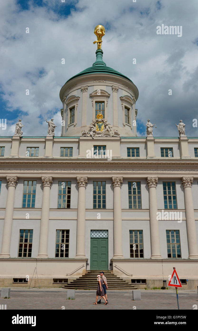 old city hall, Alter Markt, Potsdam, Brandenburg, Germany Stock Photo ...