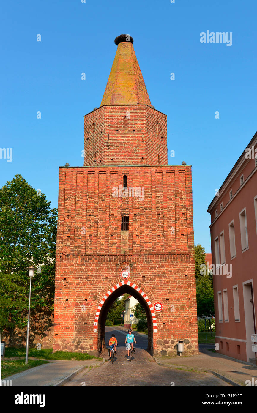 Mill gate, Pasewalk, Mecklenburg-Western Pommerania, Germany ...