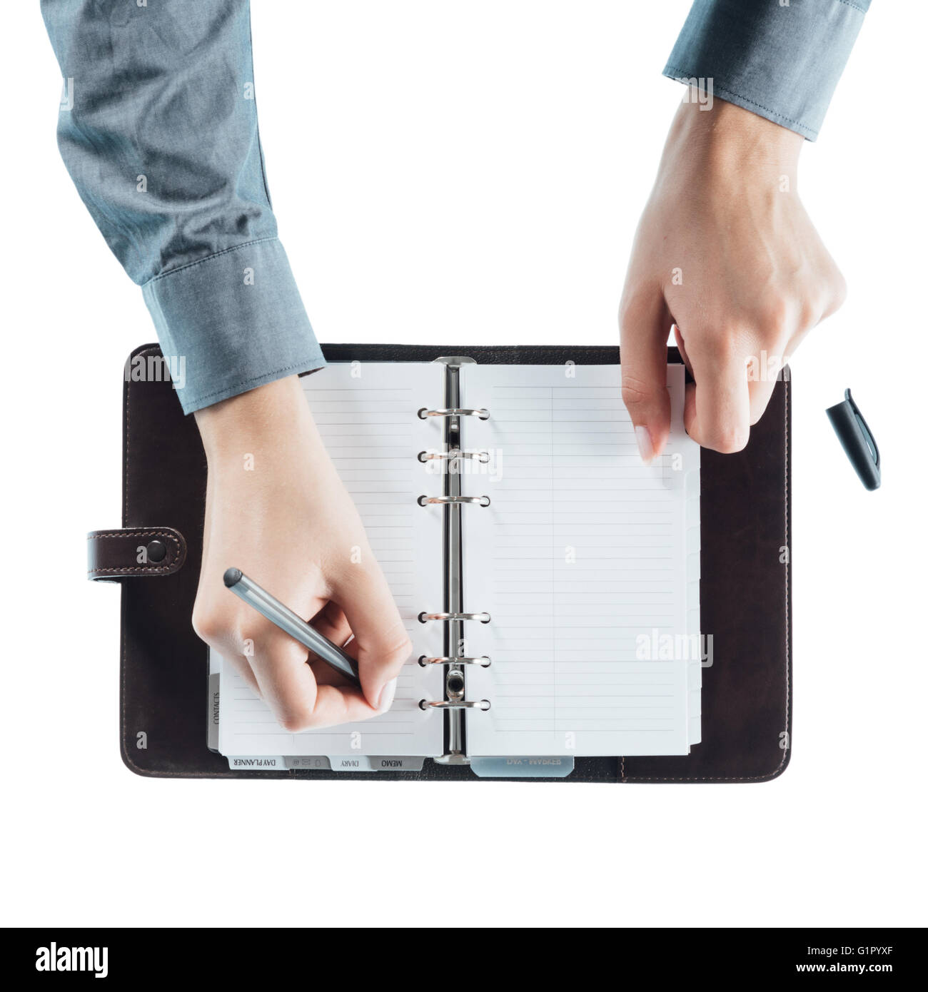 Close up view female in Cut Out Stock Images & Pictures - Alamy