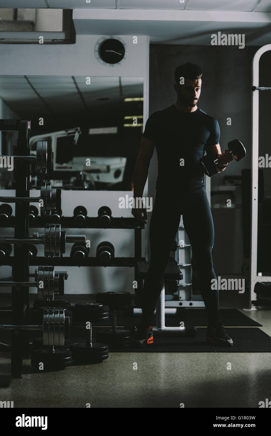 Dumbbell training hi-res stock photography and images - Alamy