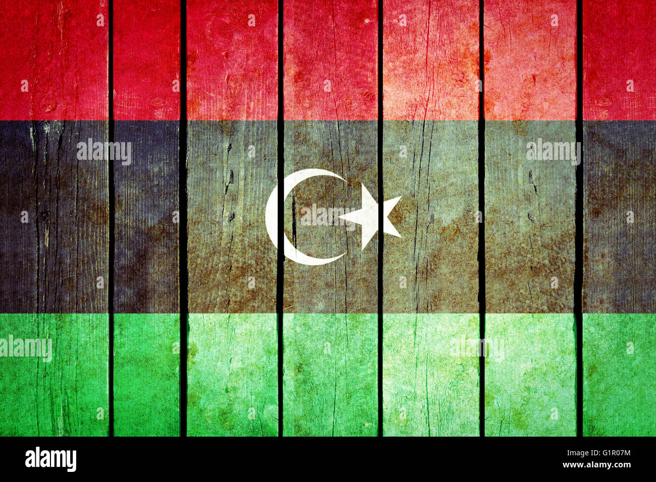 Old libya flag hi-res stock photography and images - Alamy