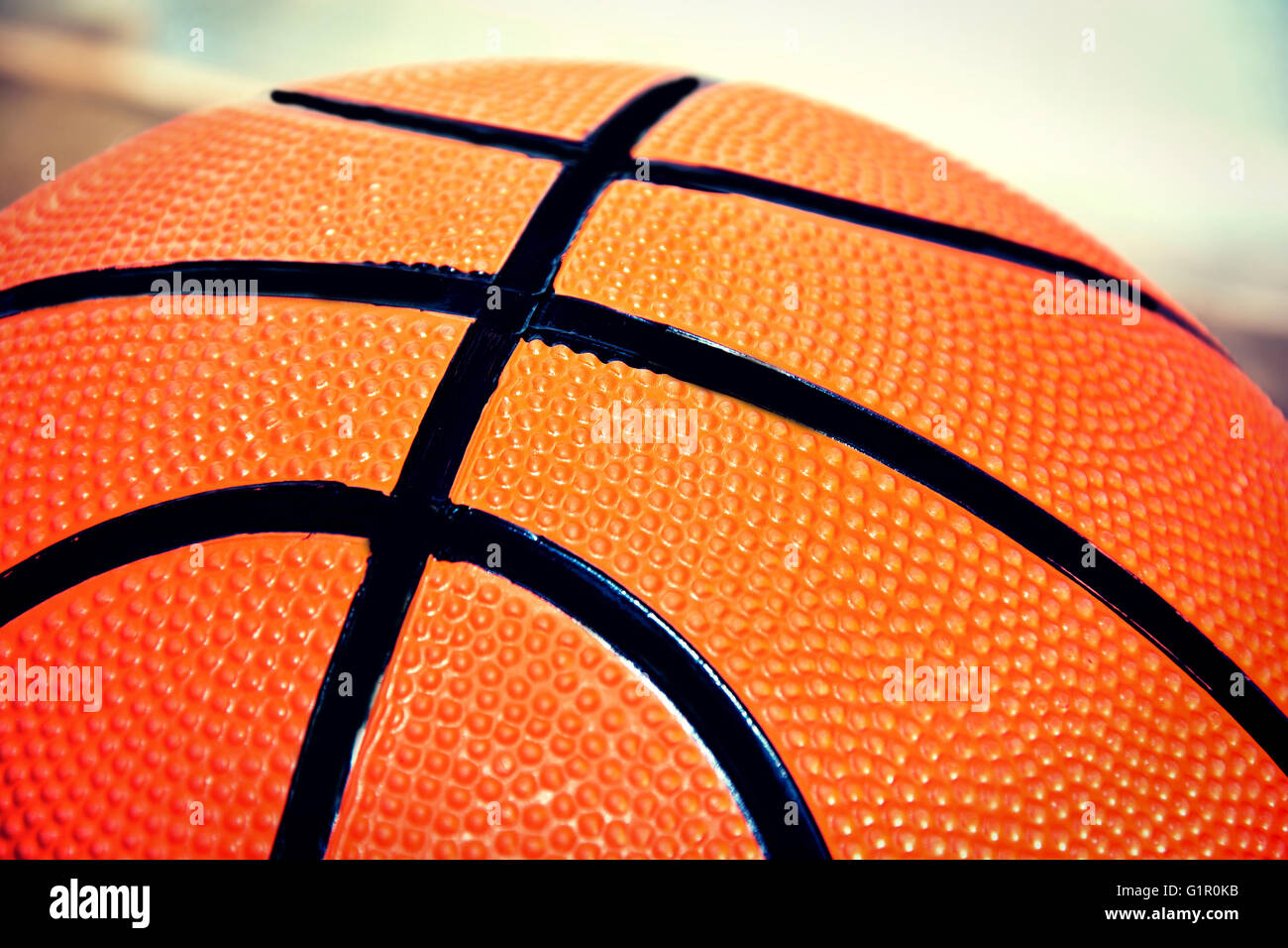 Basketball game. Basketball ball close up picture Stock Photo - Alamy