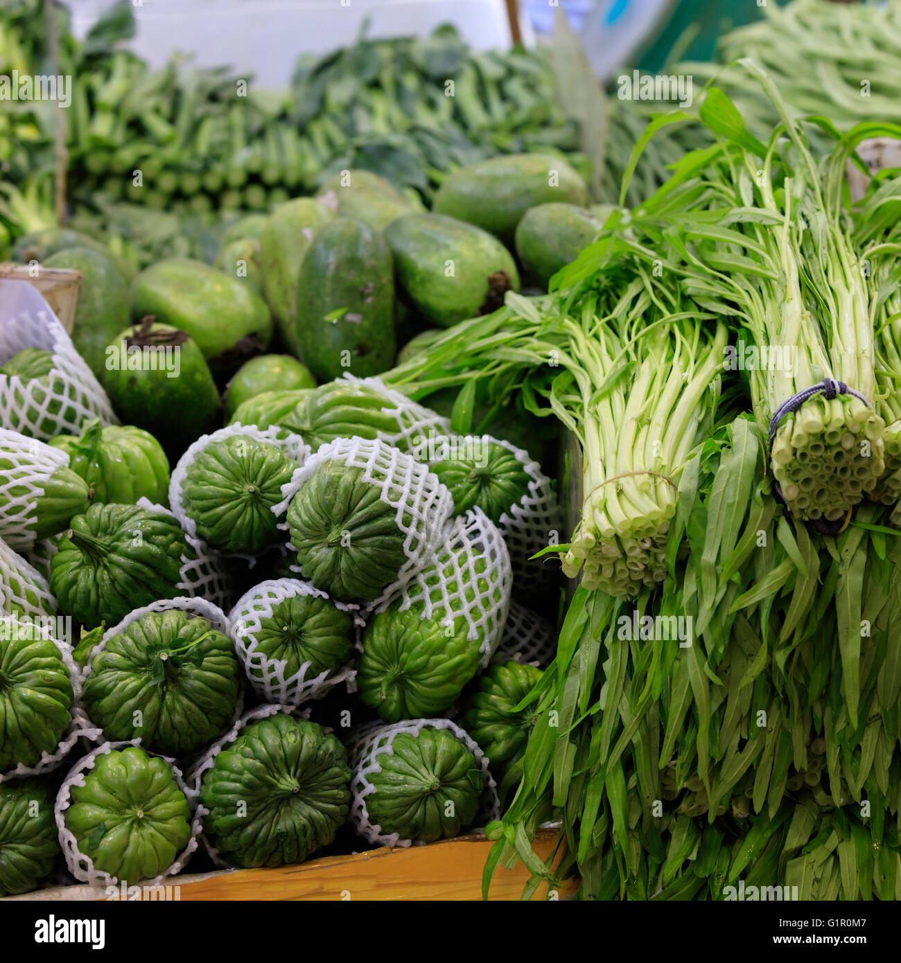 Traditional asian market Stock Photo - Alamy