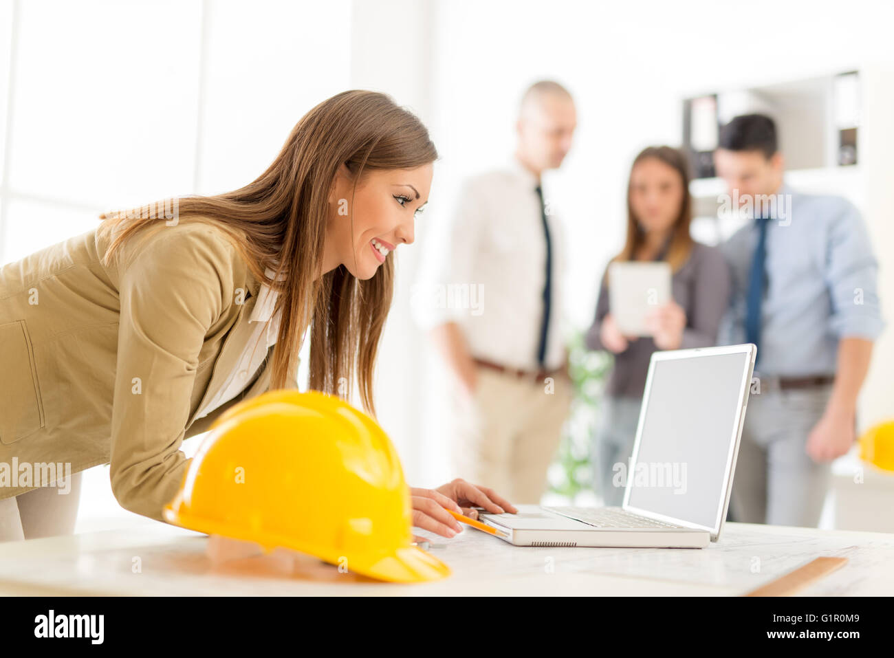 Young architect hi-res stock photography and images - Alamy