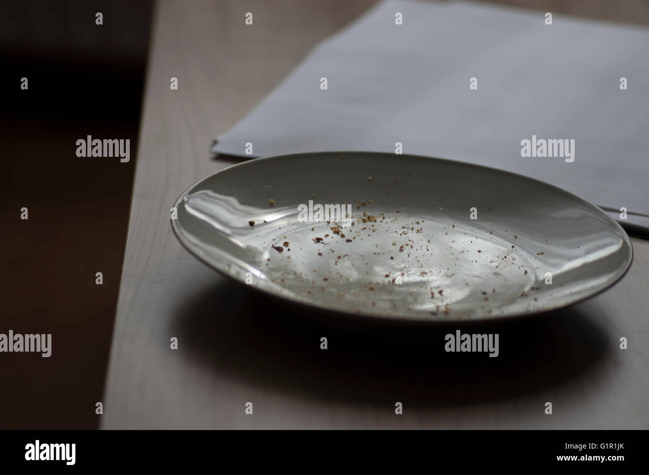 Leftover crumbs hi-res stock photography and images - Alamy