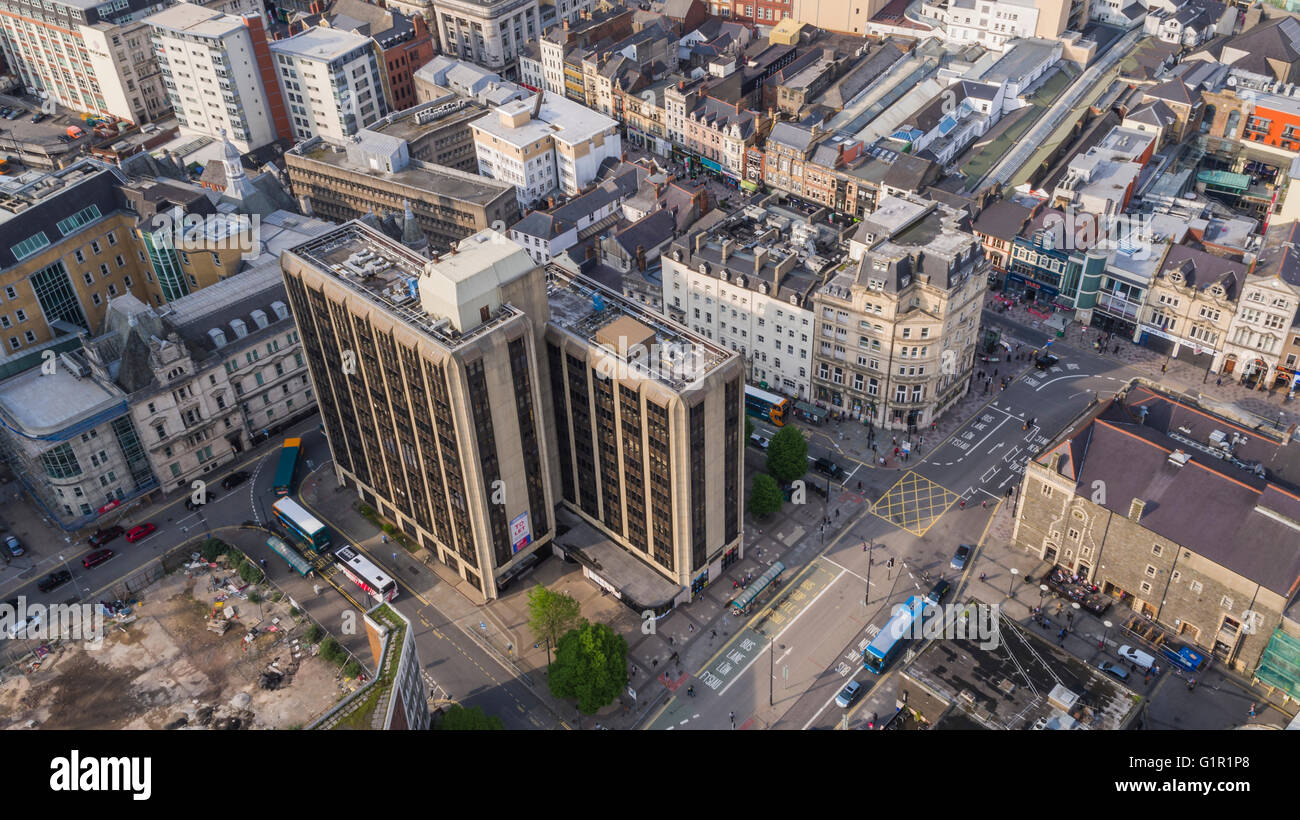 Central Square Cardiff Aerial High Resolution Stock Photography and ...