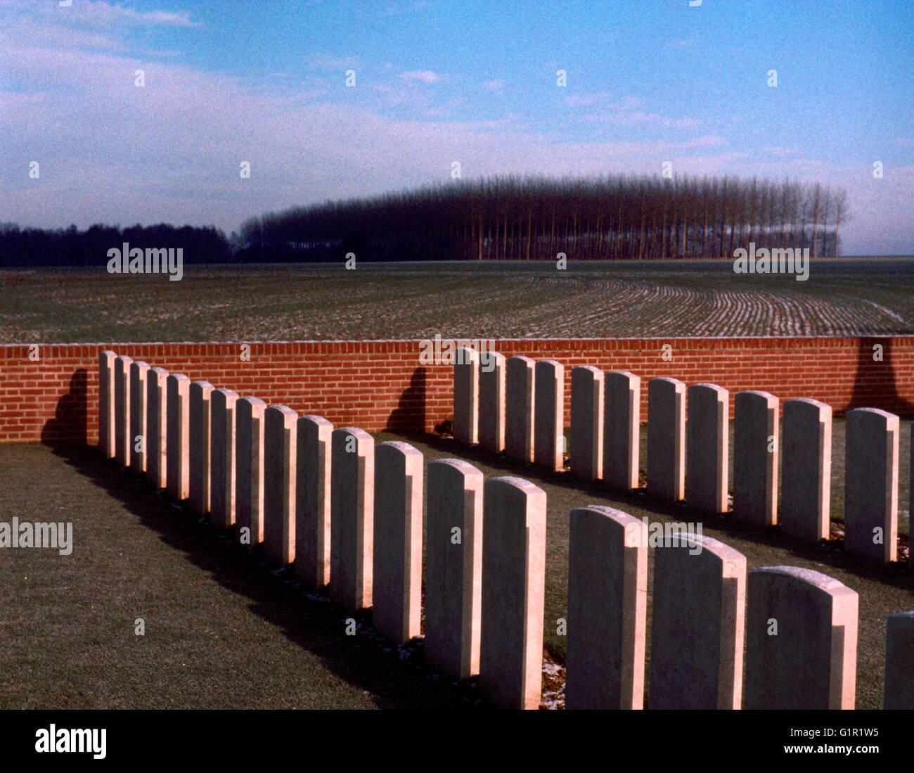 War tour in somme cemetery hi-res stock photography and images - Alamy
