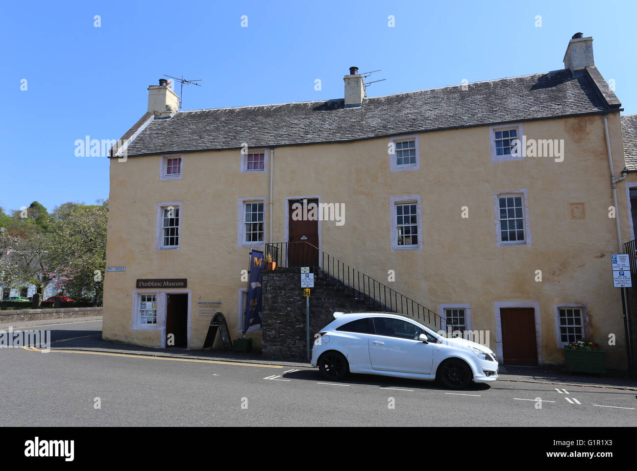 Exterior of Dunblane museum Scotland May 2016 Stock Photo - Alamy
