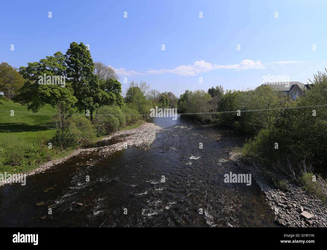 Allan Water Dunblane Scotland May 2016 Stock Photo - Alamy