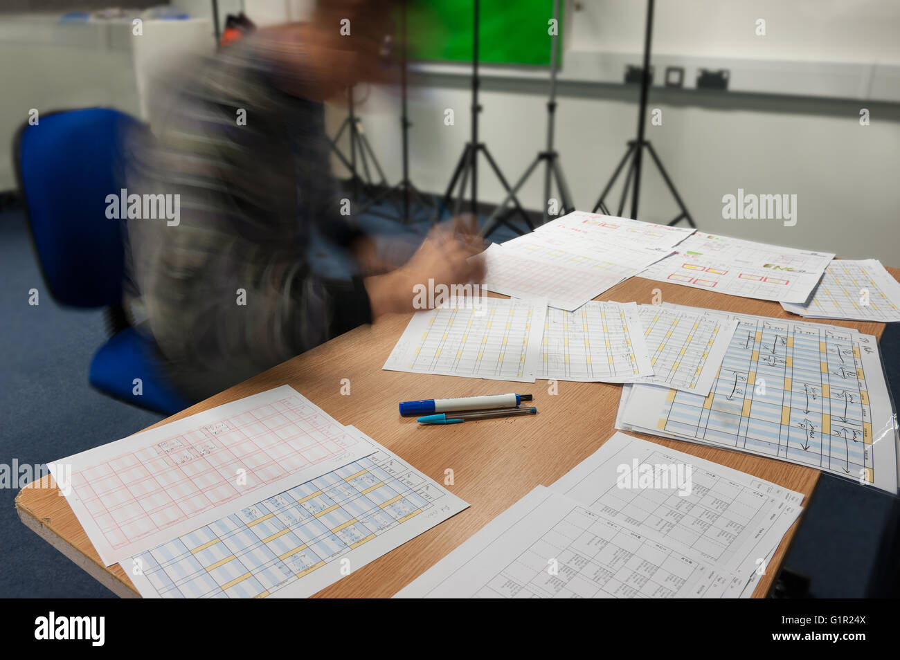 Timetabling hi-res stock photography and images - Alamy