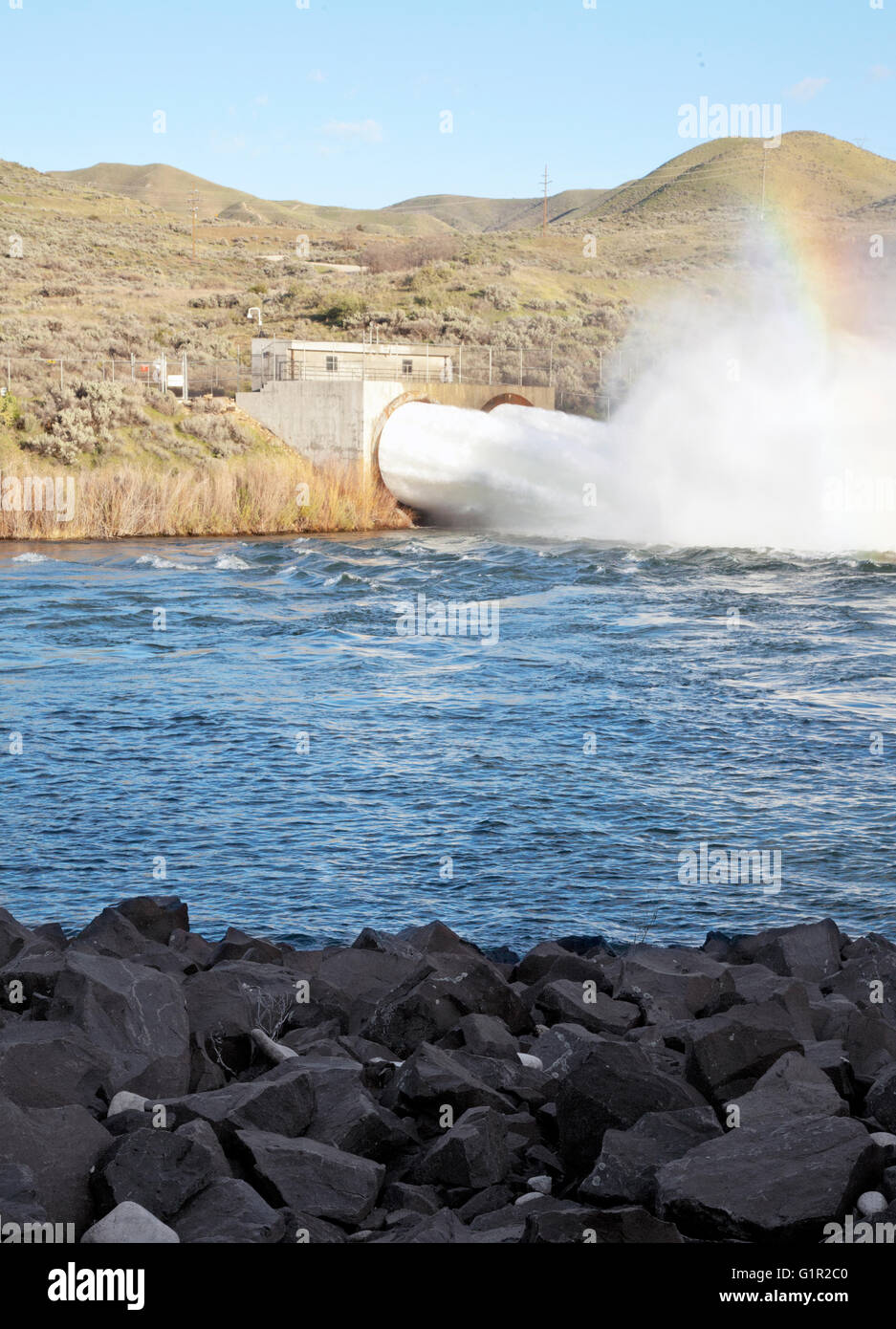 Lucky Peak Dam is a rolled earth and gravel fill embankment dam in the ...