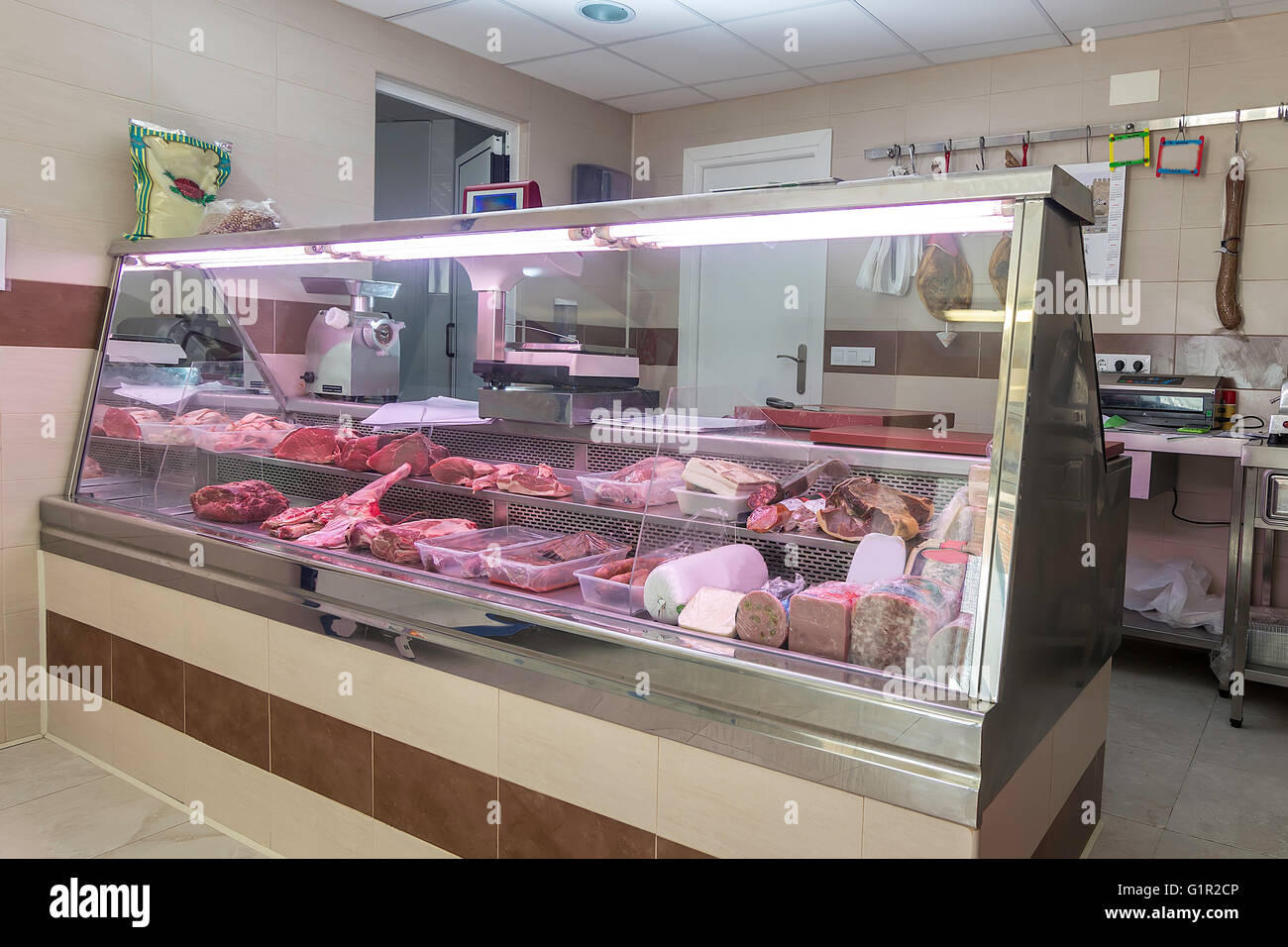 Happy butcher shop hi-res stock photography and images - Alamy