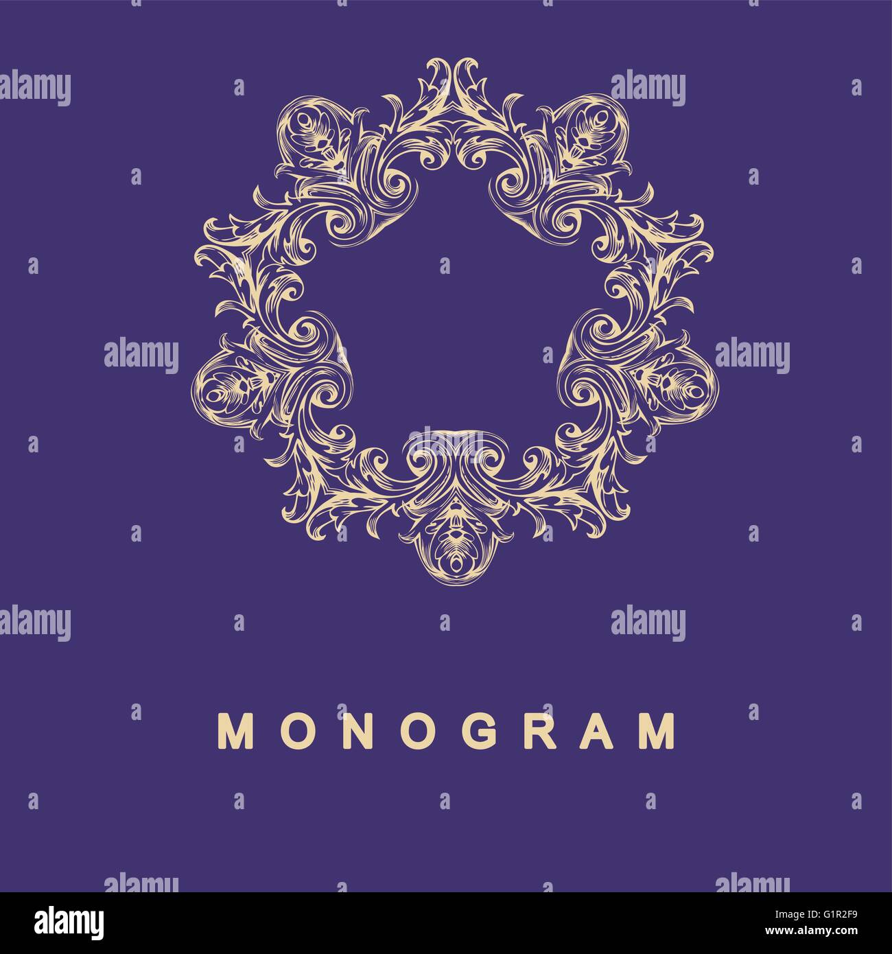 Set of monogram logo template Stock Vector Image & Art - Alamy