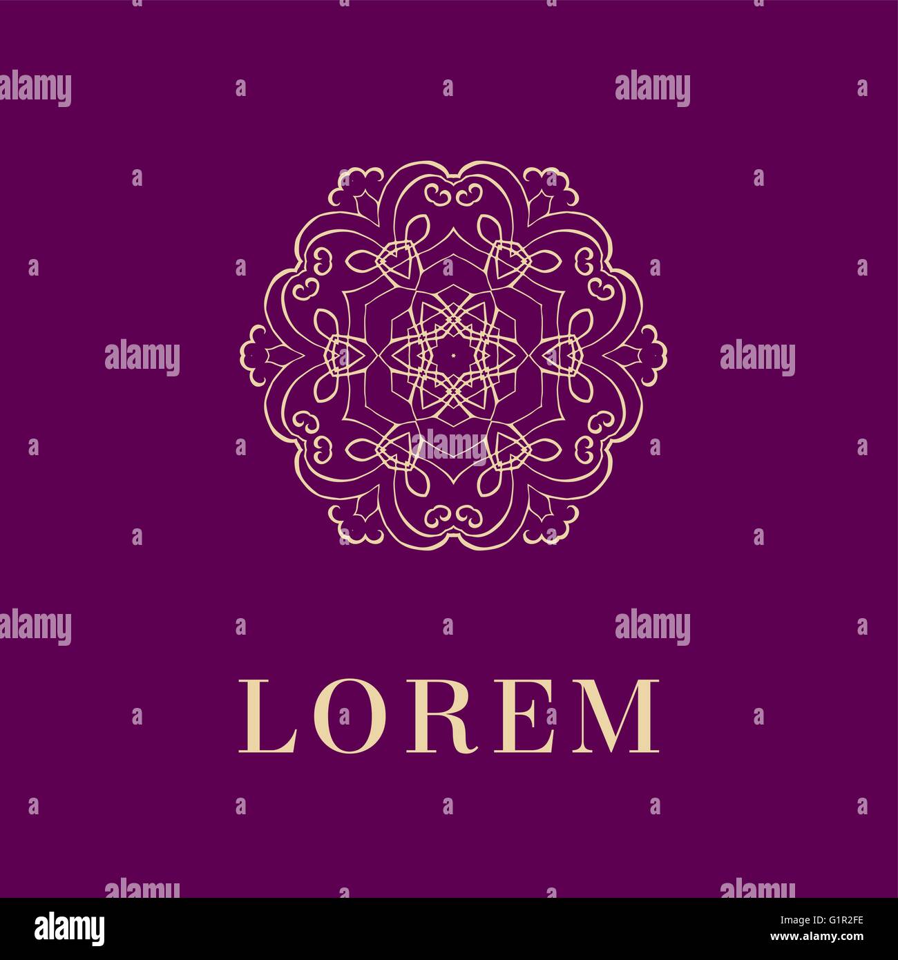 Set of monogram logo template Stock Vector Image & Art - Alamy