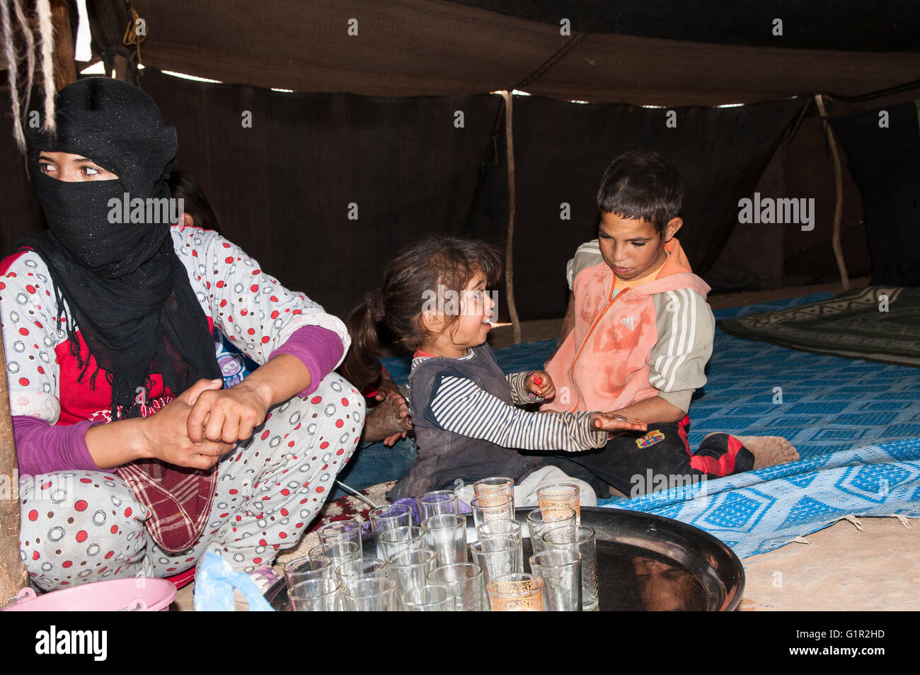 Morocco family children holiday hi-res stock photography and images - Alamy