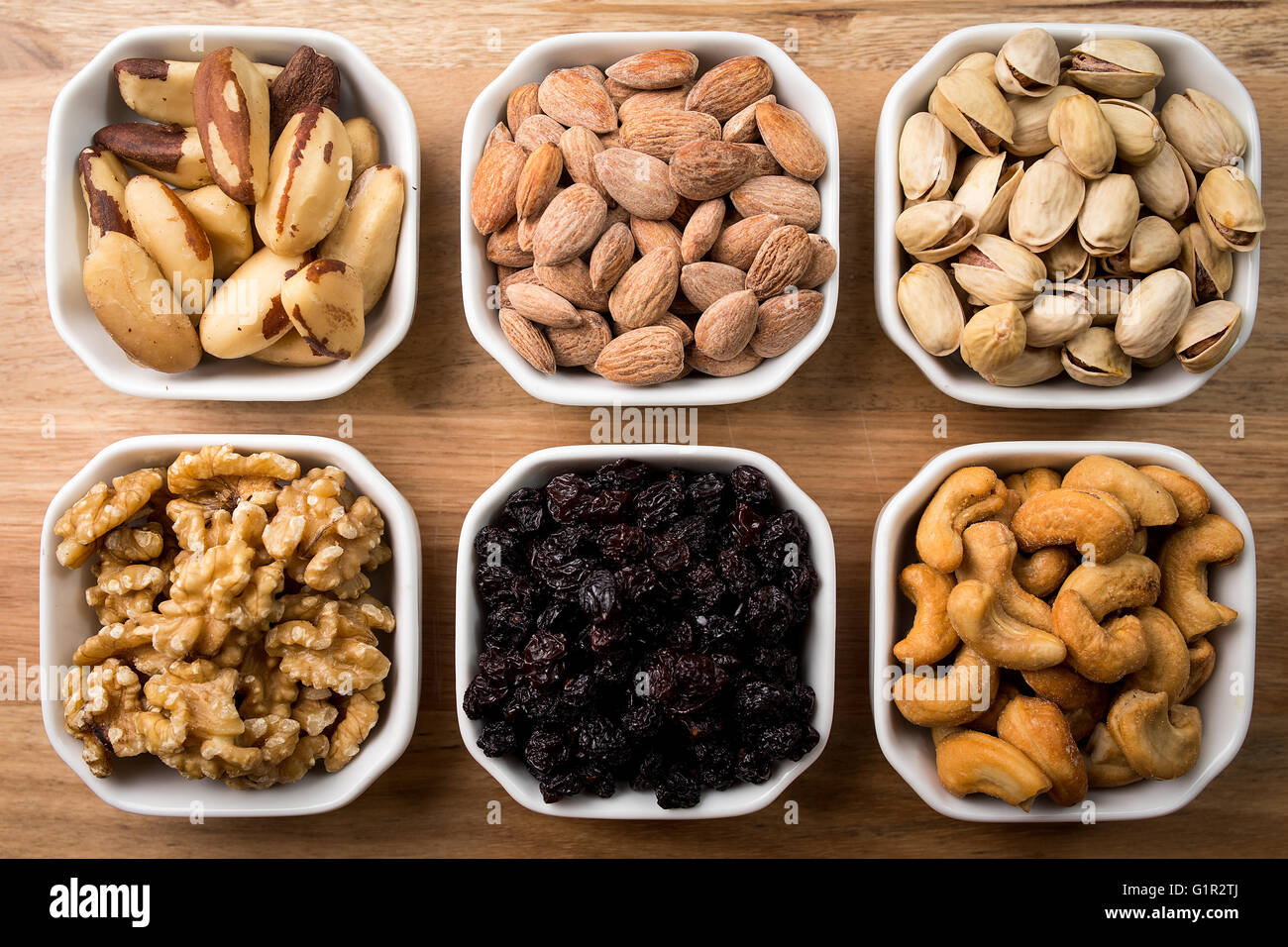 Mixed nuts raisins close hi-res stock photography and images - Alamy