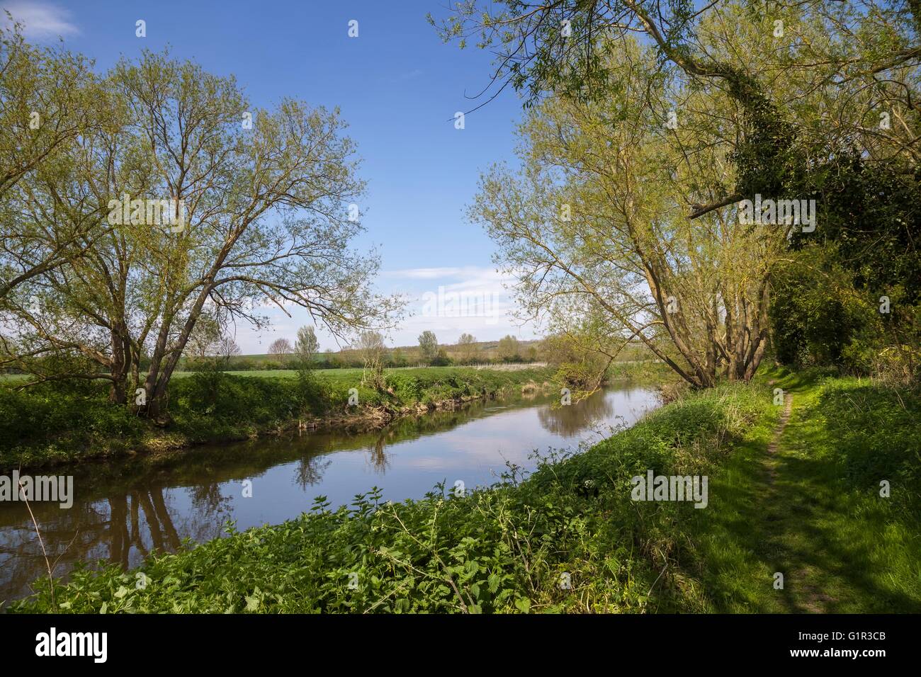 River Avon, Warwickshire, England Stock Photo - Alamy