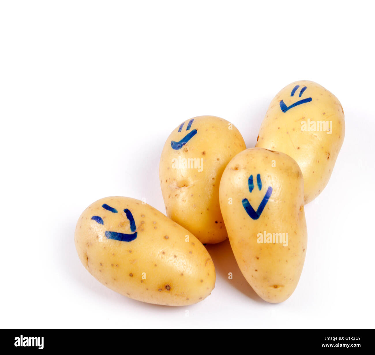 Happy potato family Cut Out Stock Images & Pictures - Alamy
