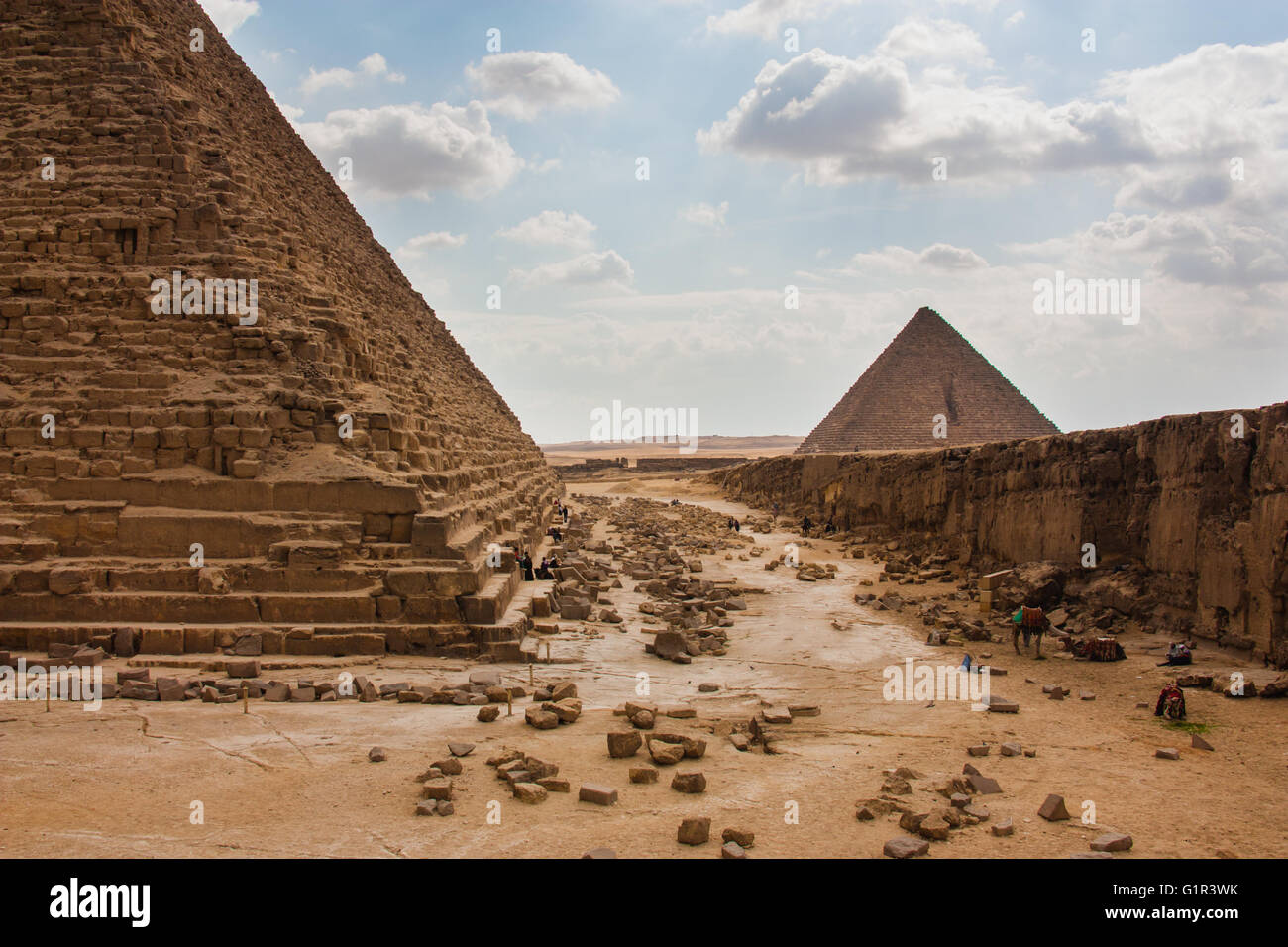The Great Pyramid at Giza Plateau Stock Photo - Alamy