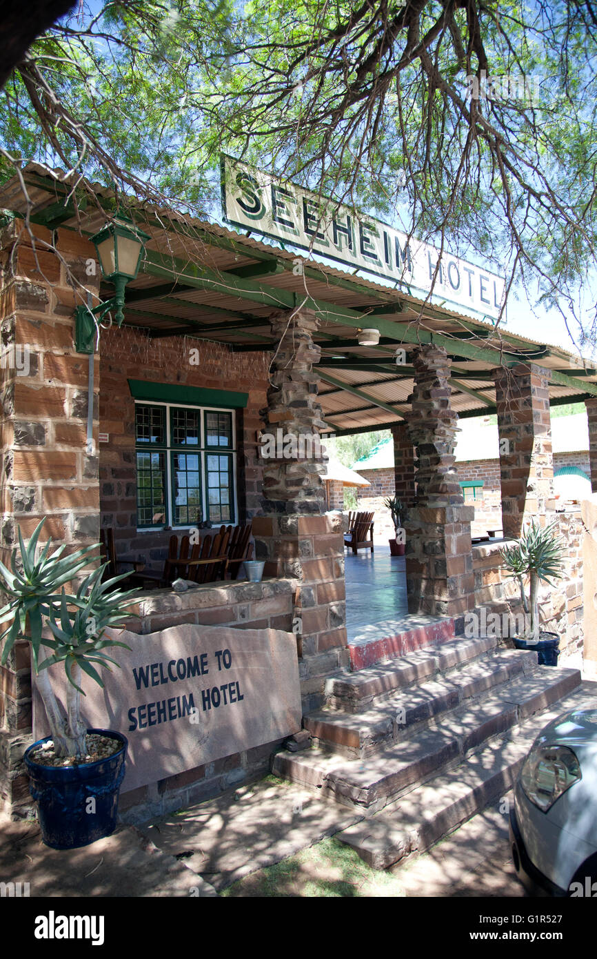 Seeheim Hotel near Keetmanshoop in Namibia Stock Photo - Alamy