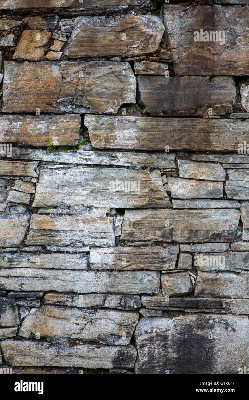 Section of a stone wall Stock Photo - Alamy