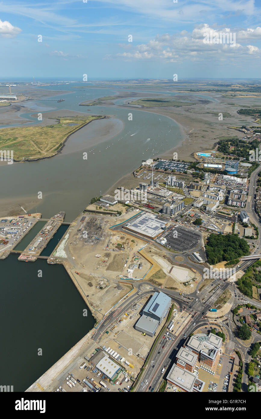 Thames estuary aerial hi-res stock photography and images - Alamy