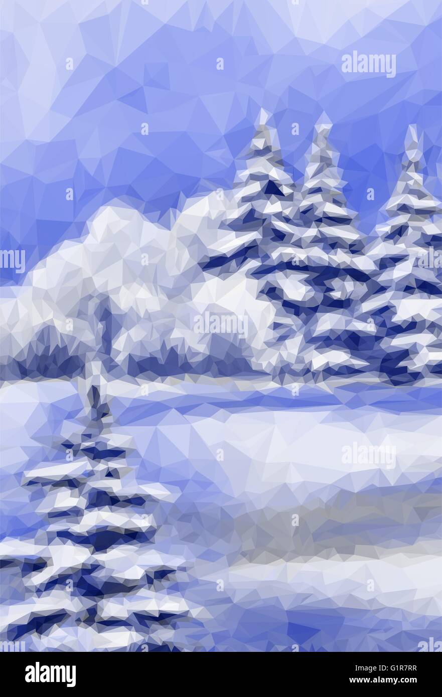 Taiga tree Stock Vector Images - Alamy