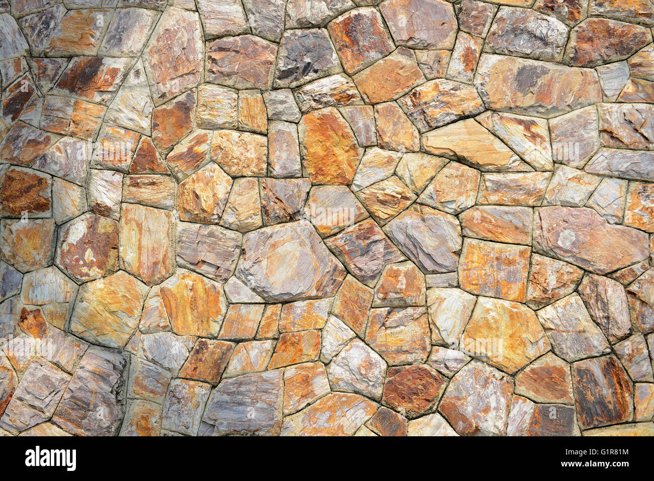 Brown stone wall texture and background Stock Photo - Alamy