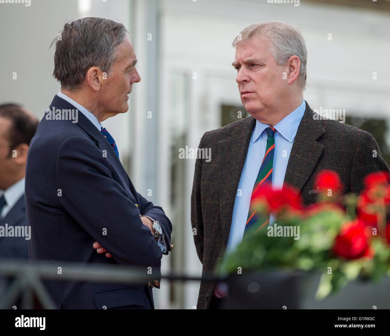 The Duke of Westminster with Prince Andrew Duke of York at the Royal ...