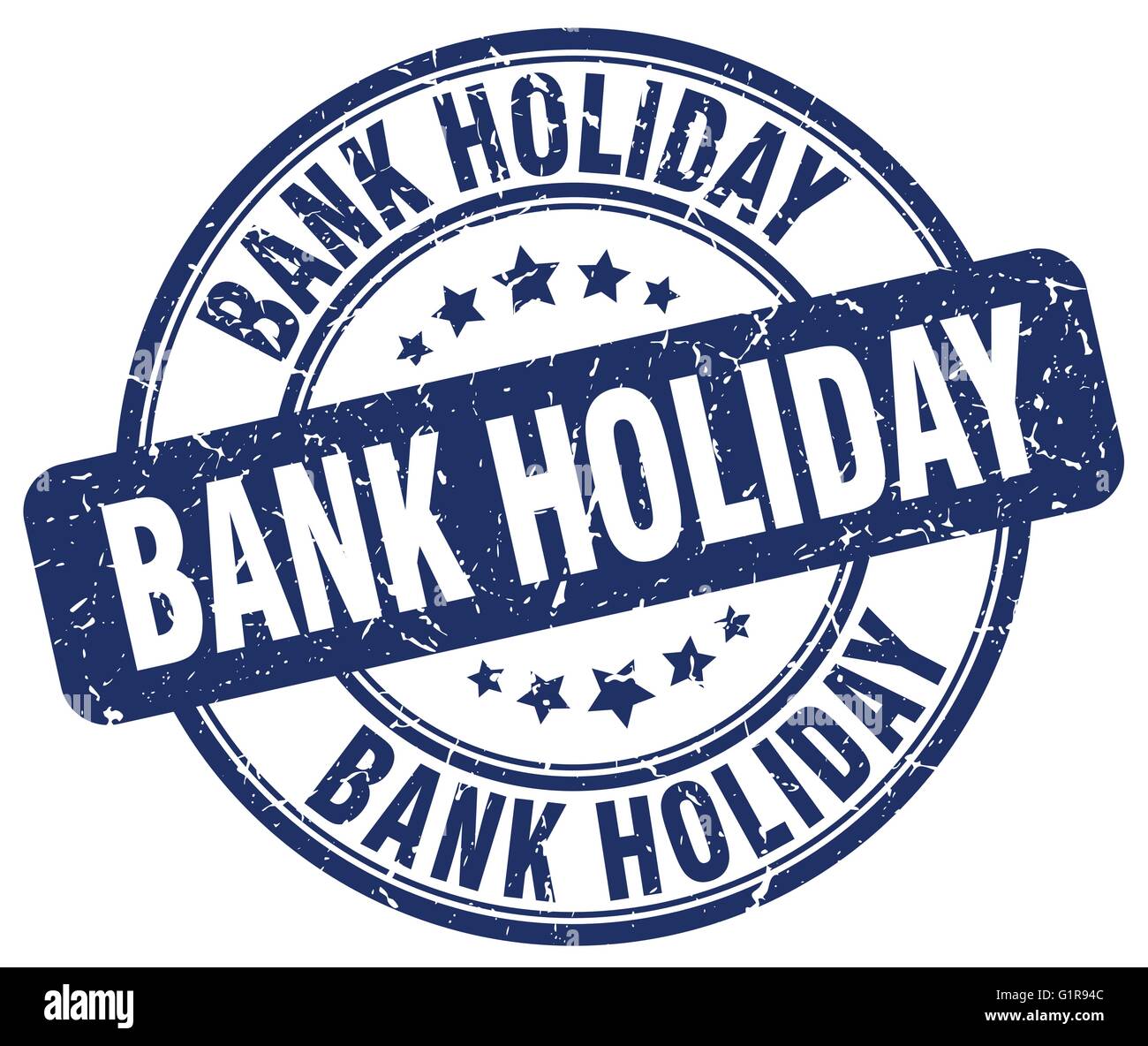 Bank holiday vintage stamp hi-res stock photography and images - Alamy