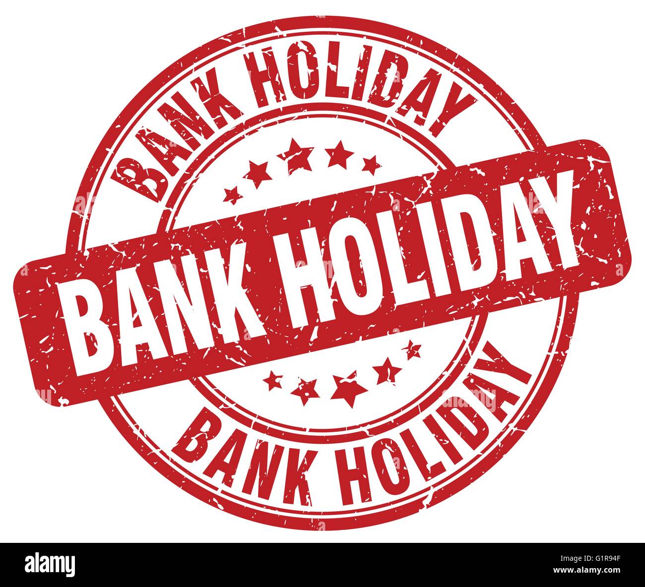 Bank holiday vintage stamp hi-res stock photography and images - Alamy