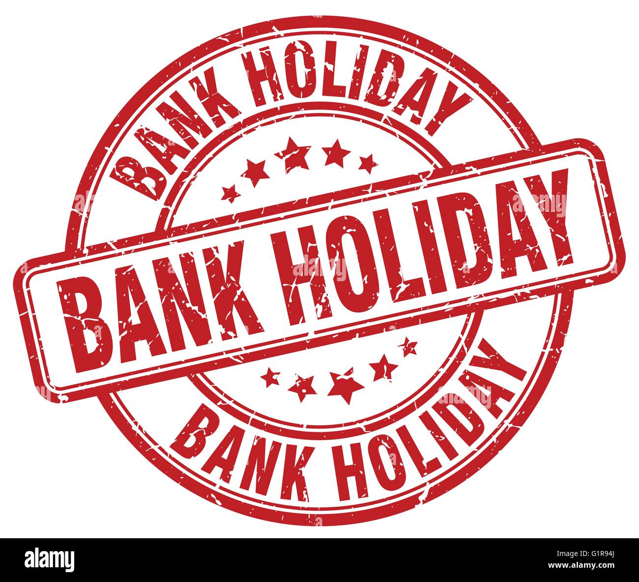 Bank holiday vintage stamp hi-res stock photography and images - Alamy