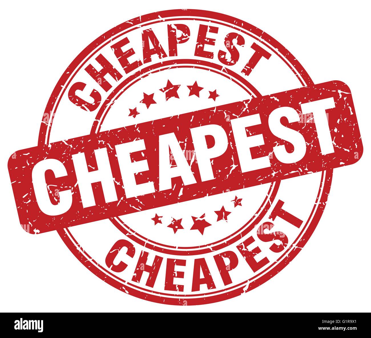 cheapest red grunge round vintage rubber stamp Stock Vector Image & Art ...