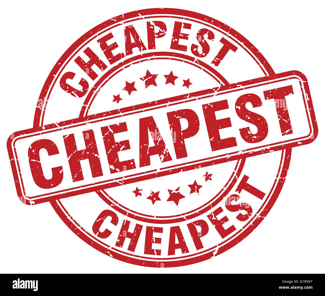 cheapest red grunge round vintage rubber stamp Stock Vector Image & Art ...