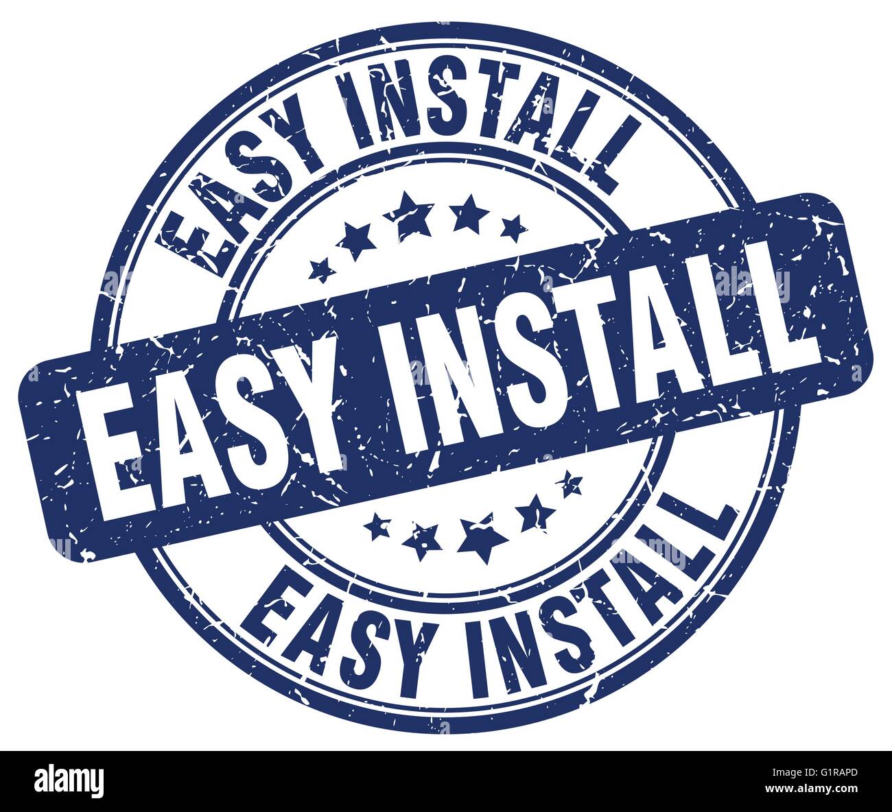 Easy install rubber stamp hi-res stock photography and images - Alamy