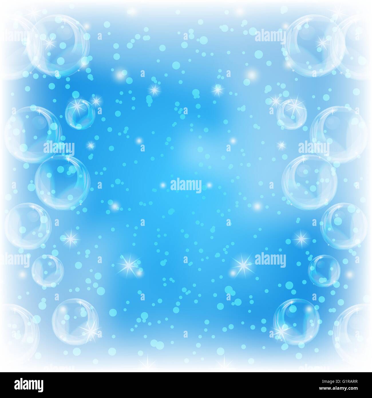 Background, bubbles on blue Stock Vector Image & Art - Alamy